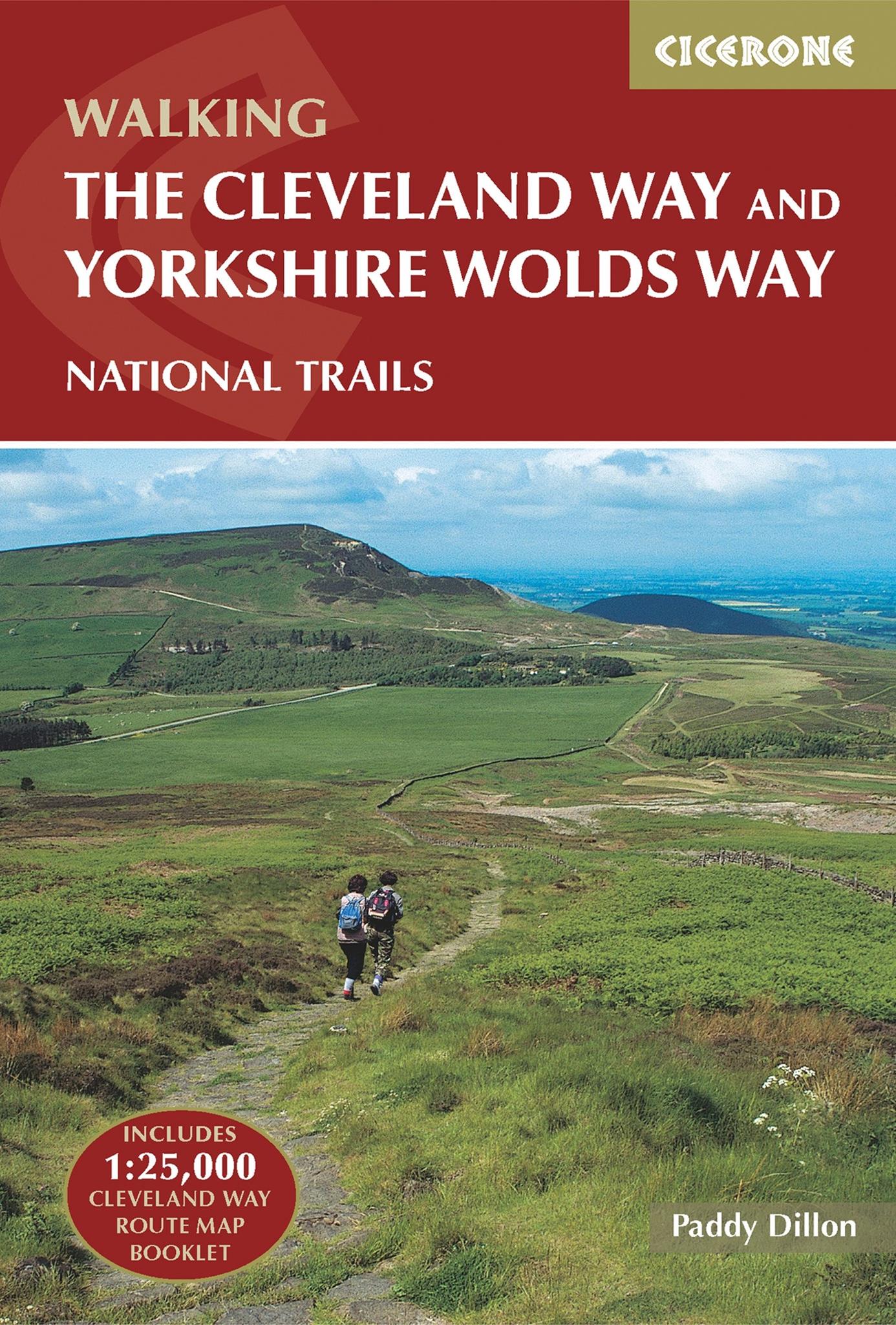 The Cleveland Way and the Yorkshire Wolds Way: Includes OS 1:25K Map ...