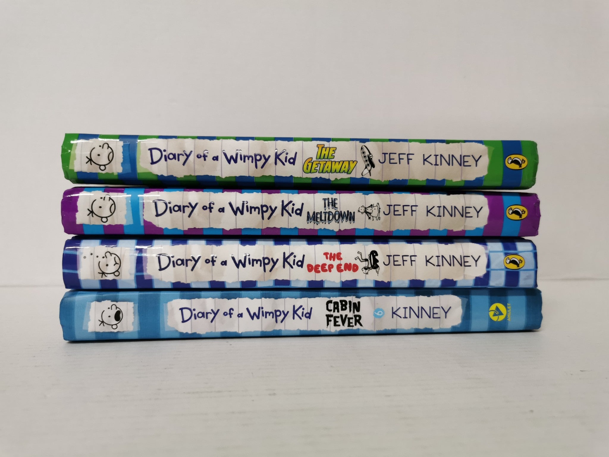 *Bundle* 4 x Diary Of A Wimpy Kid Books by Jeff Kinney (Hardback) by ...
