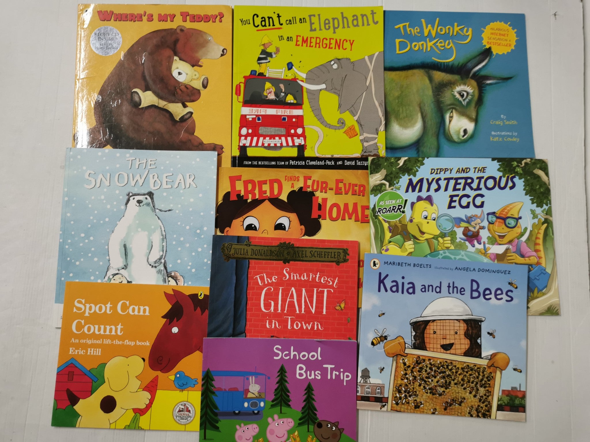 10 Toddler's Picture Books Inc. Alfie, Snowman, Dinosaur that Pooped a ...